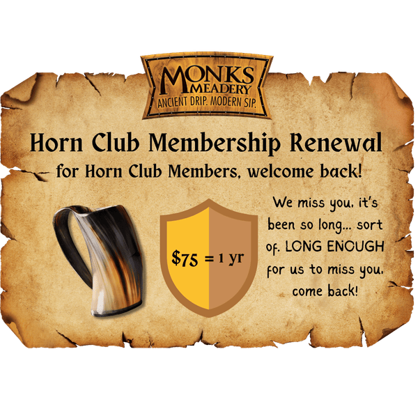 Horn Club Renewal | Monks Meadery | Mead | Vinoshipper