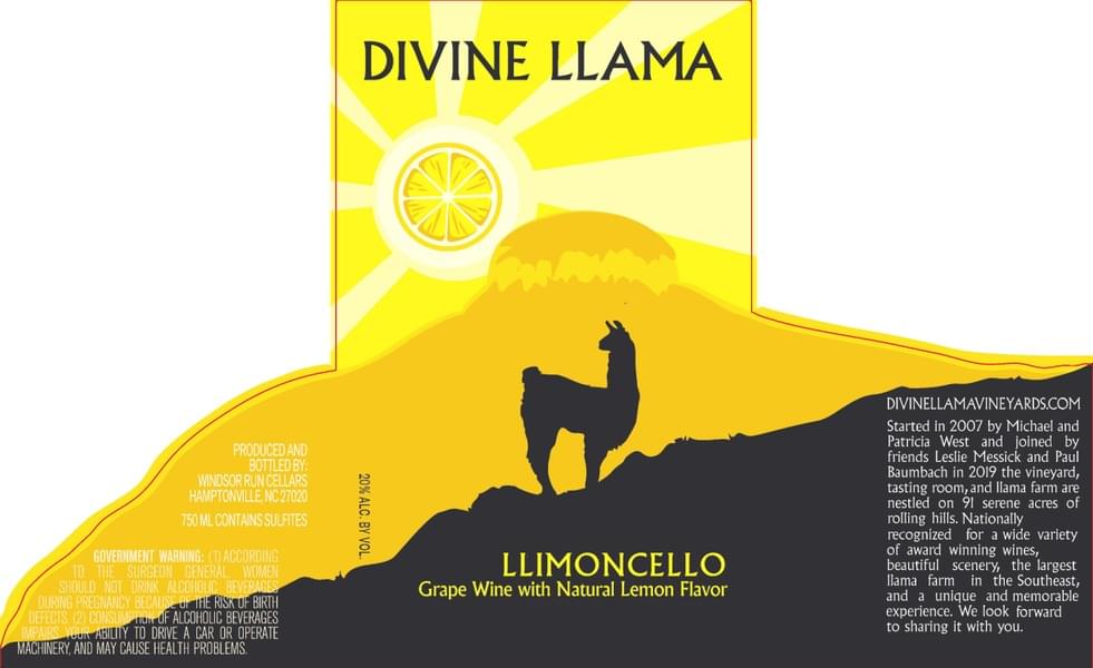 LLIMONCELLO from Divine Llama Vineyards, LLC. | Vinoshipper