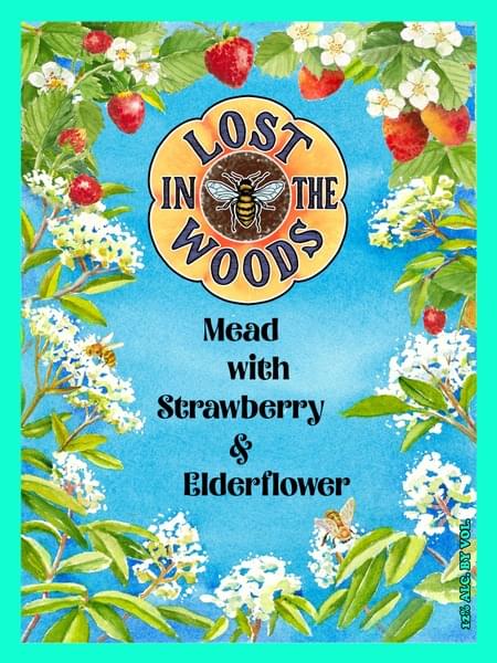 2025 Strawberry Elderflower Mead | Lost In The Woods Meadery | Mead ...