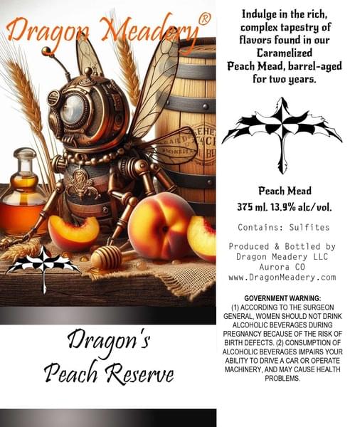 Dragon's Peach Reserve | Dragon Meadery | Colorado Wines | Vinoshipper